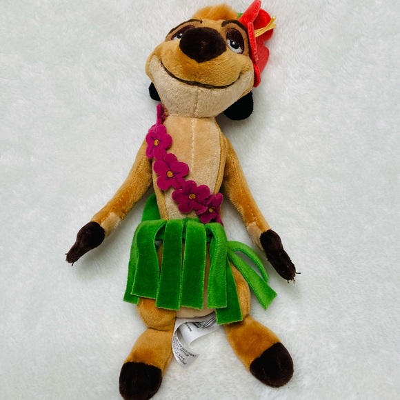 Disney | Toys | 8 Disney Lion King Timon Hula Plush | Poshmark